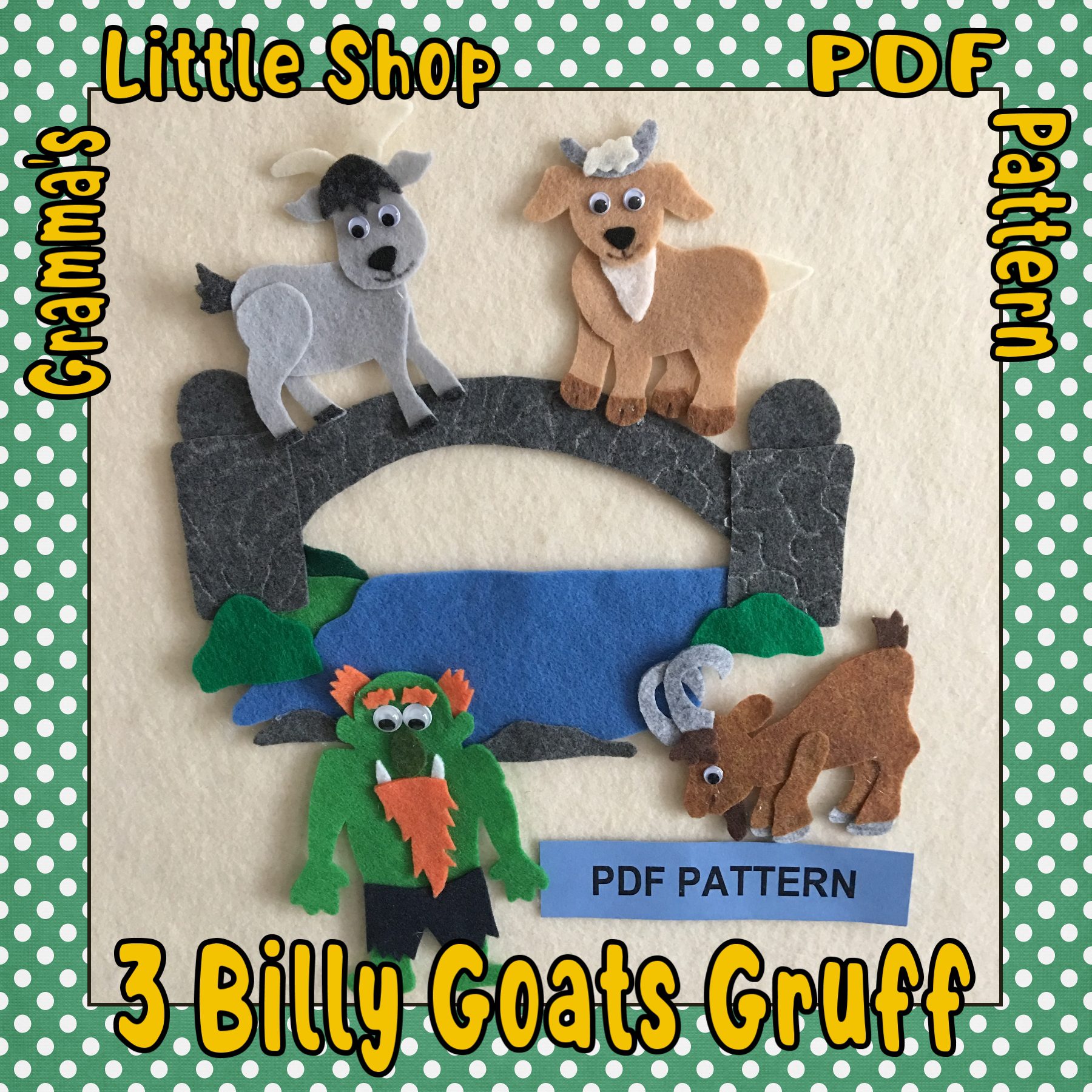 Mary Had a Little Lamb Felt Board Pattern | Teaching in the Home