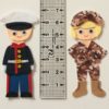 Honoring Our Military, Veterans Day, Felt Board Pattern | Teaching in ...