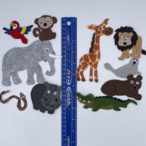 Dog's Colorful Day Educational Felt Story Pattern | Teaching in the Home