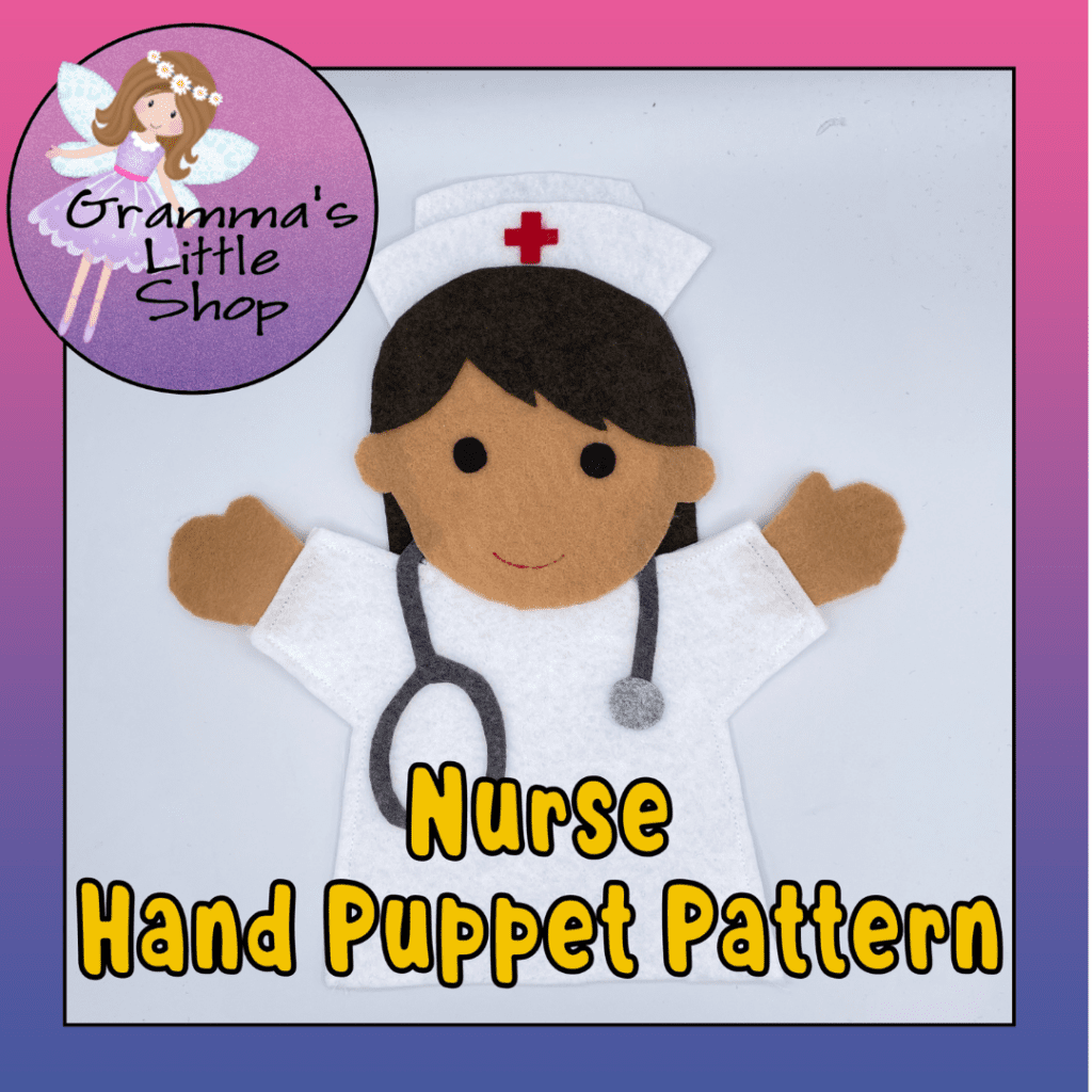 Nurse Hand Puppet Pattern | Teaching in the Home