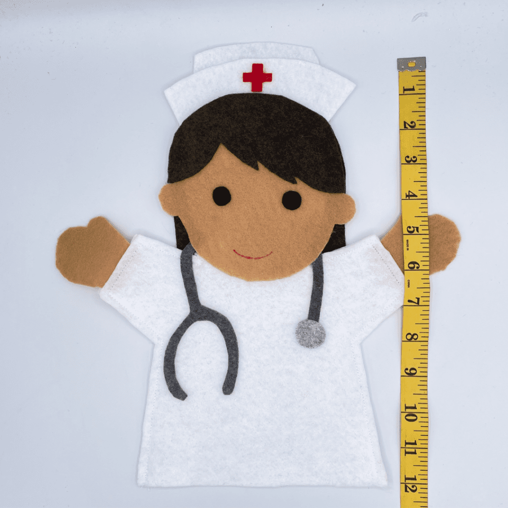 Nurse Hand Puppet Pattern | Teaching in the Home