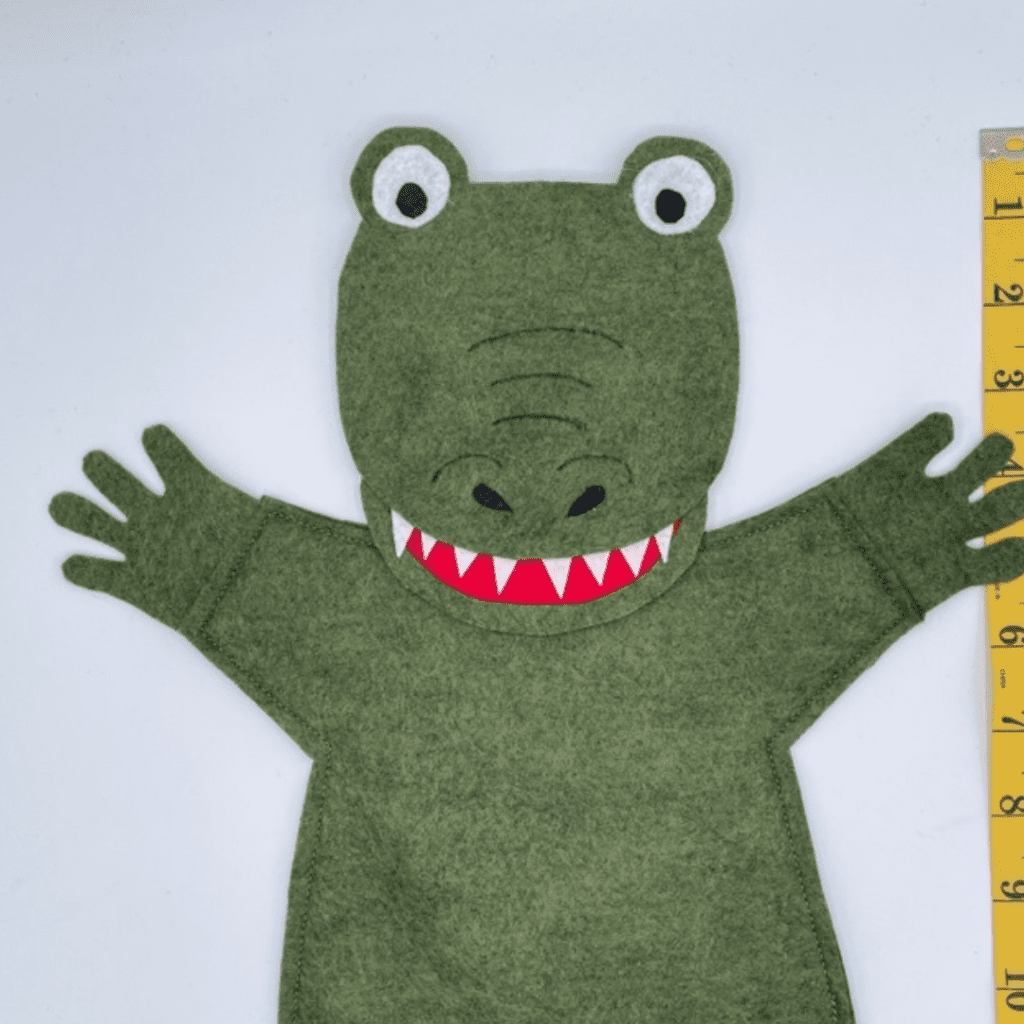 Alligator Hand Puppet Pattern, PDF Pattern for Hand Puppet | Teaching ...