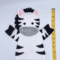 Zebra Hand Puppet Pattern, PDF Pattern for Hand Puppet, Puppet Sewing ...