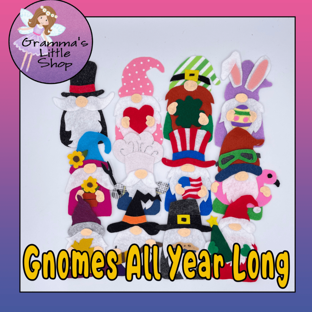 Gnomes by the Month: Felt Board Play Patterns for Year-round Fun ...