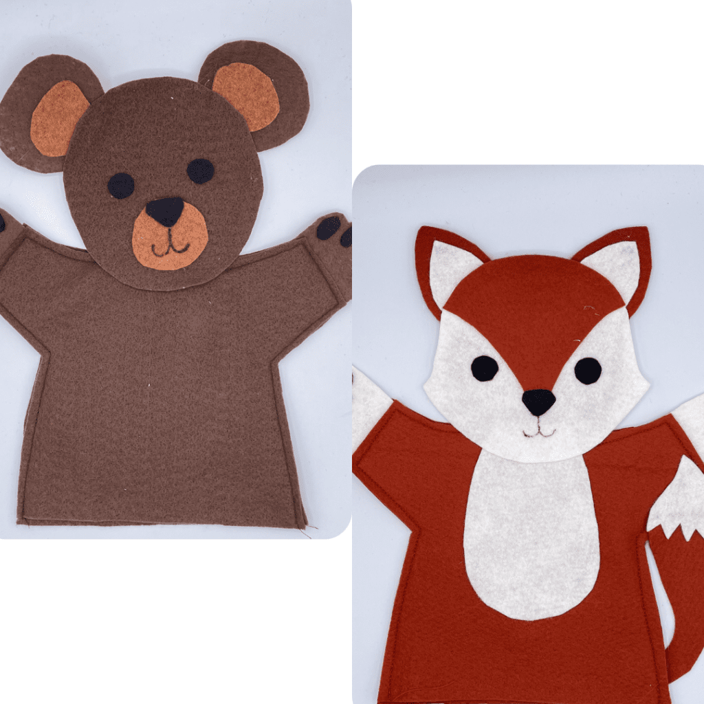8 Woodland Animal Hand Puppet Patterns - Easy-to-Follow PDF Sewing ...