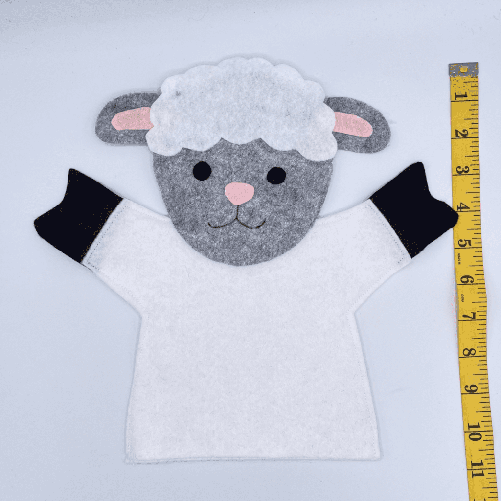 Sheep Hand Puppet Pattern - Easy-to-Follow PDF Sewing Pattern ...