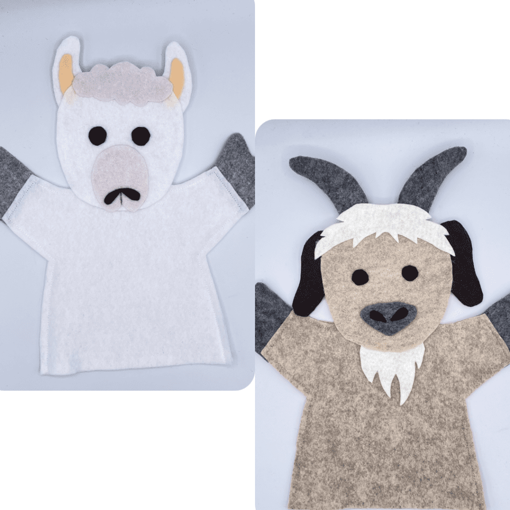 8 Farm Animal Hand Puppet Patterns - Easy-to-Follow PDF Sewing Pattern ...