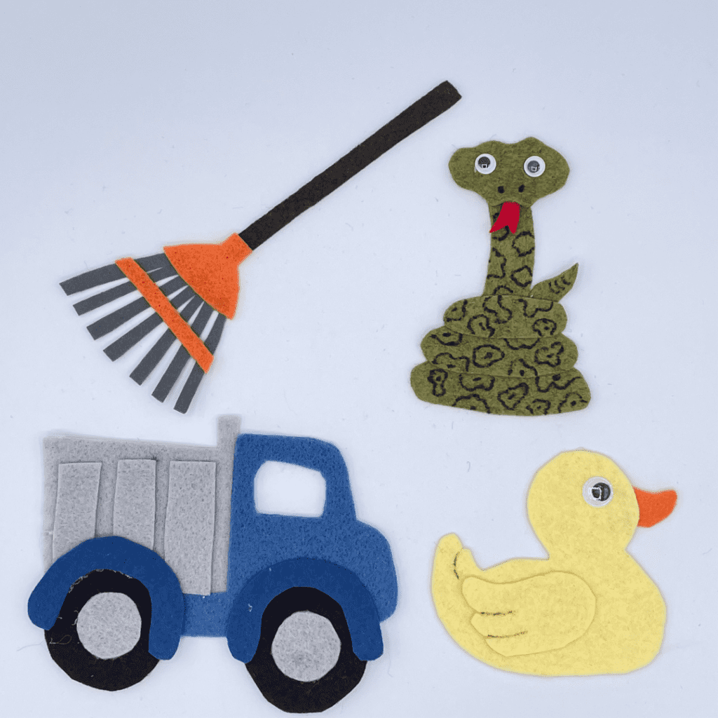 Rhyming Words Felt Board Pattern - Beginning Reading, Matching Activity ...