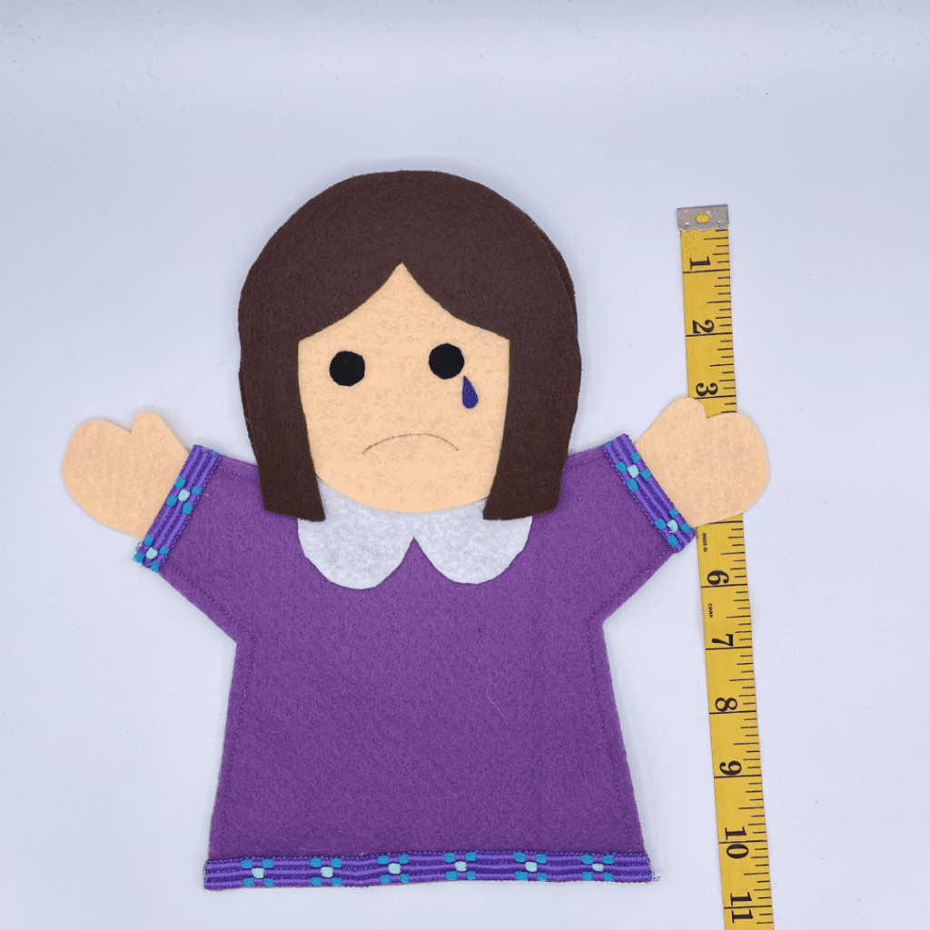 Happy Face, Sad Face Reversible Girl Hand Puppet Pattern | Teaching in ...