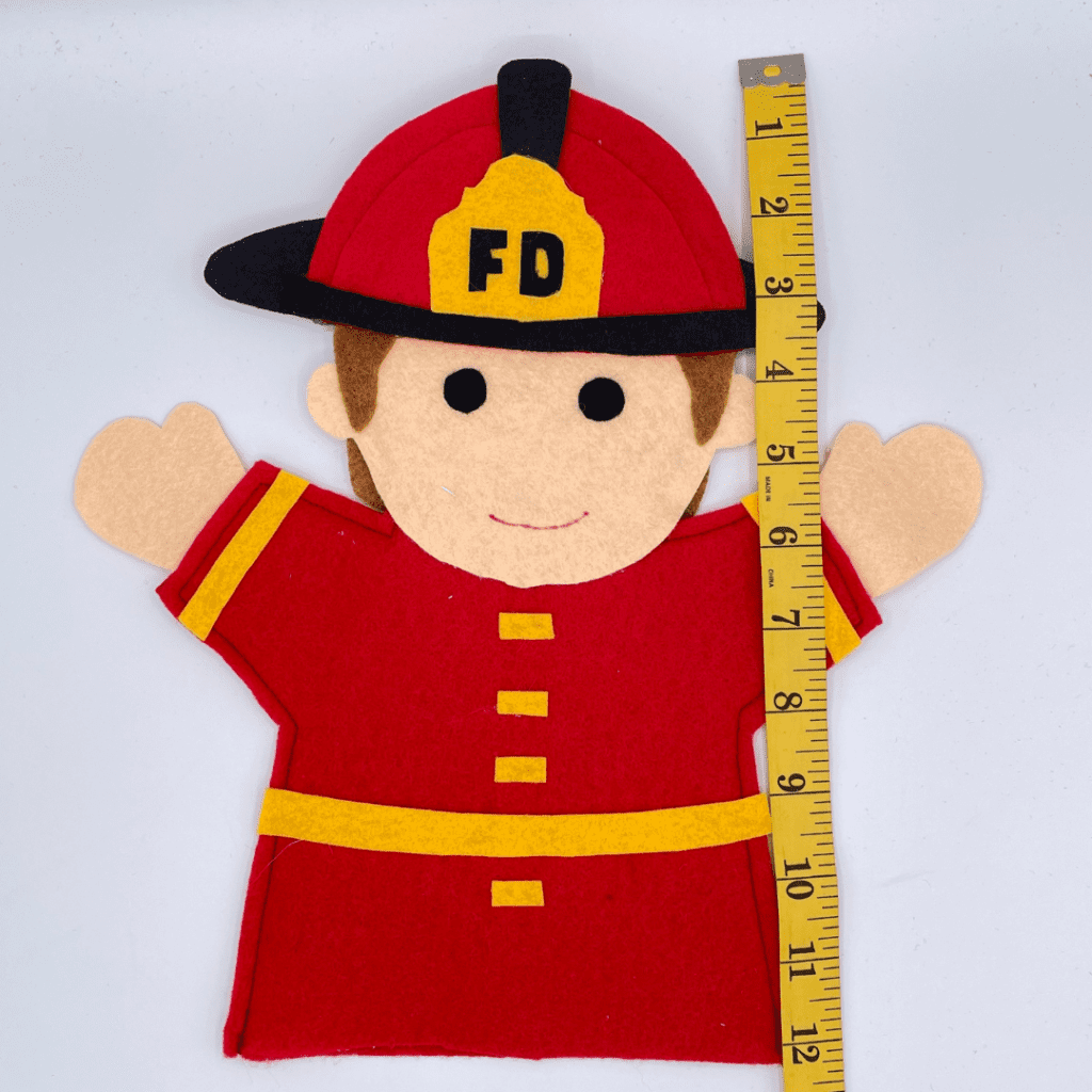 Fireman and Policeman Hand Puppet Patterns - Easy-to-Follow PDF Sewing ...