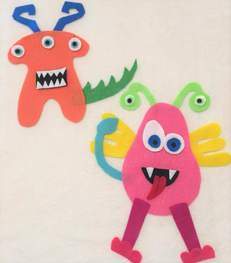 Build Your Own Monster Felt Pattern | Teaching in the Home