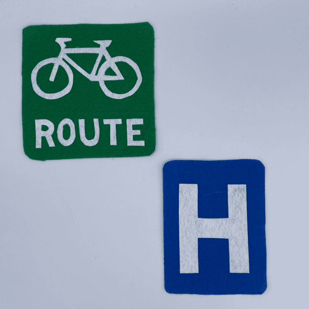 Felt Safety Sign Set for Felt Story Boards - Teach Kids Important ...