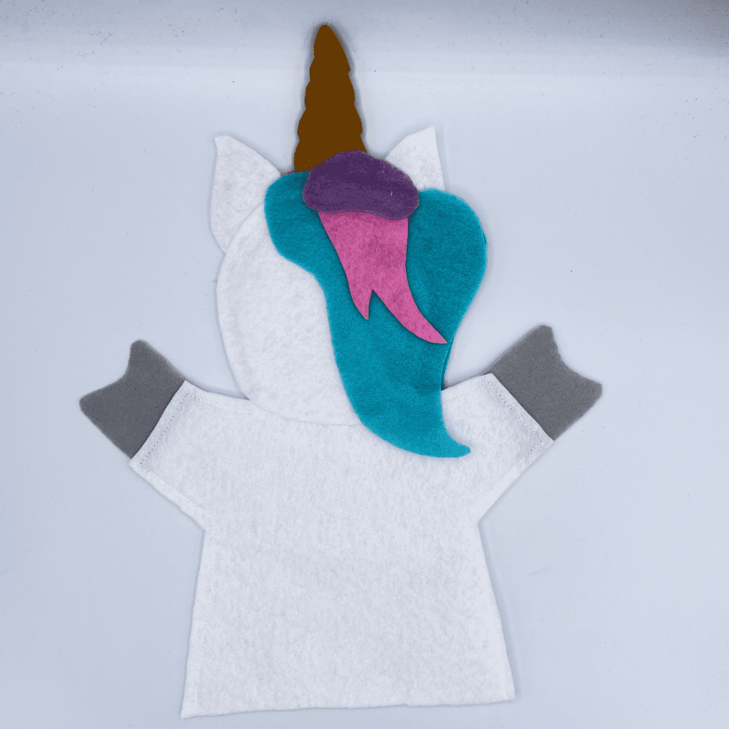 Unicorn Hand Puppet Pattern for Enchanting Pretend Play | Teaching in ...