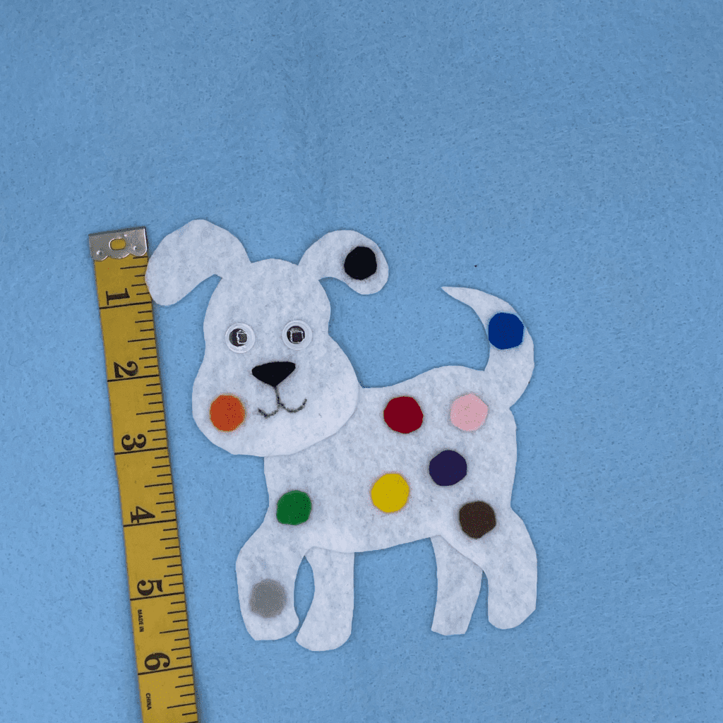 Dog's Colorful Day Educational Felt Story Pattern | Teaching in the Home