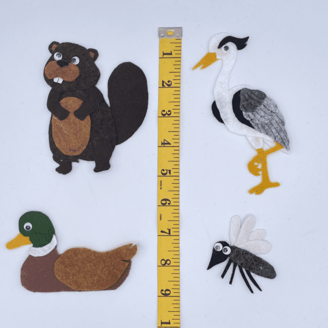 Pond Life Habitat with Animals - Felt Story Pattern for an Interactive ...
