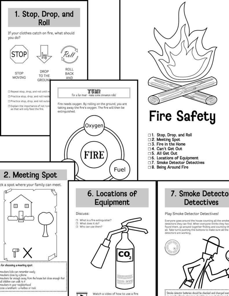 Fire Safety Activities - Learn about Fire Safety | Teaching in the Home